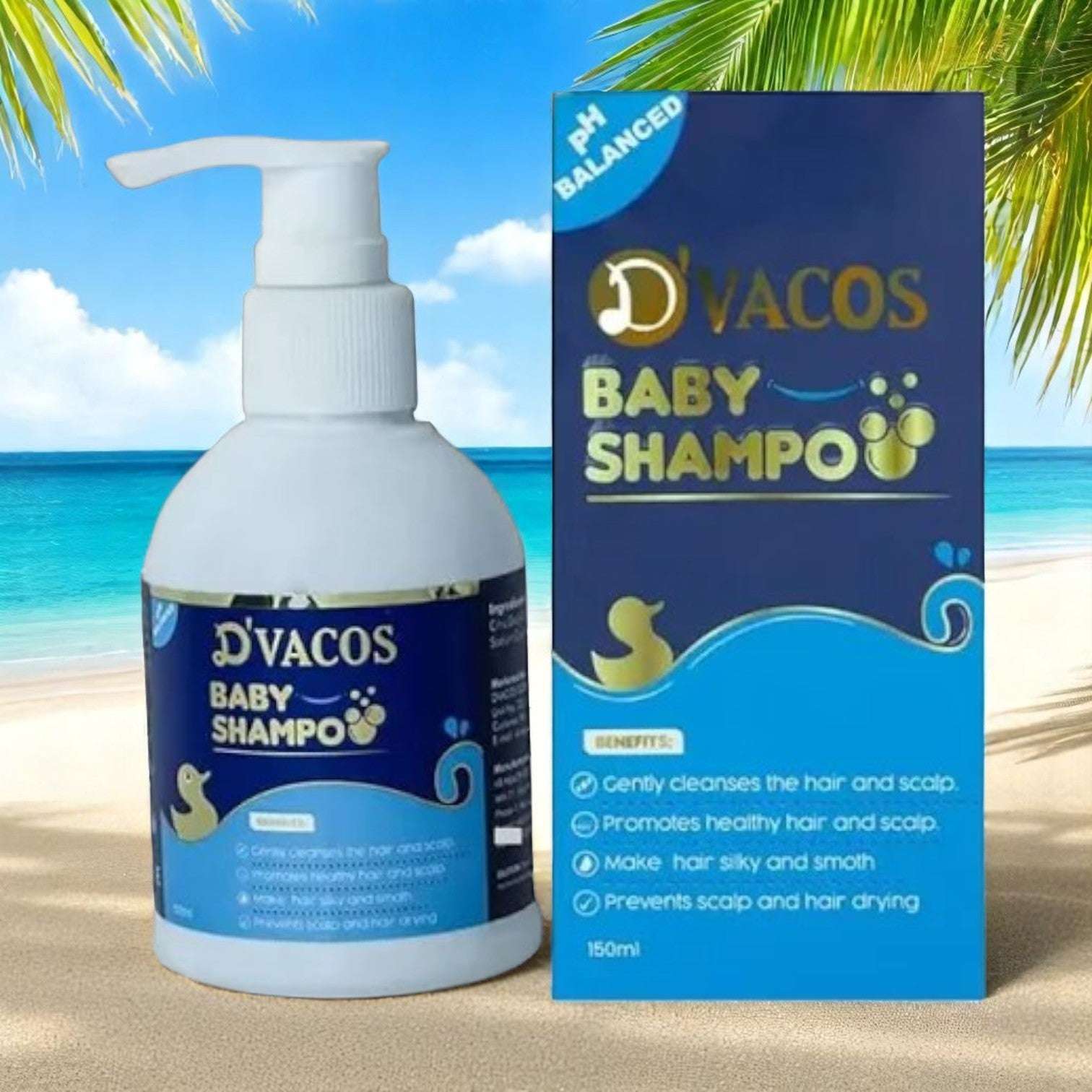 D’vacos Baby Shampoo – Gentle Hair Care for Babies – Cosmosentials